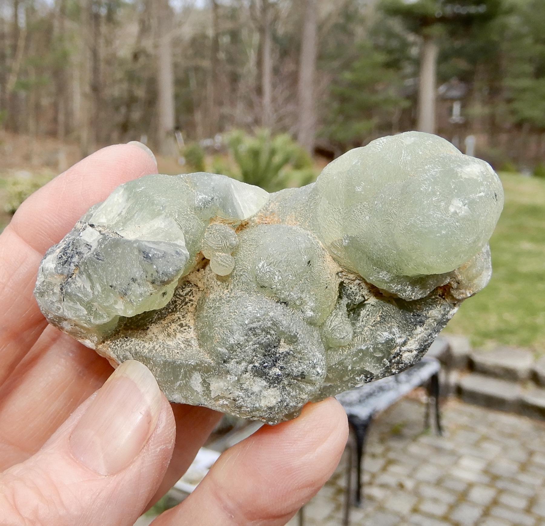 Prehnite Crystal | Quiets Mind + Brings Inner Peace + Eases Worry