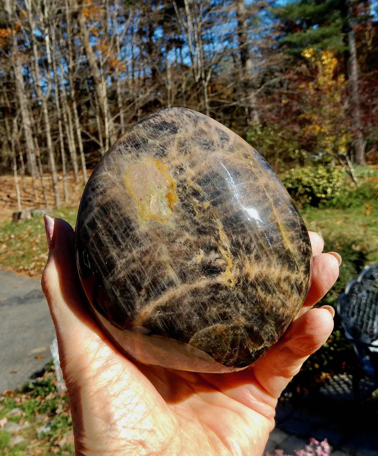 Black Moonstone Free Form - MOON SOUL MAGIC