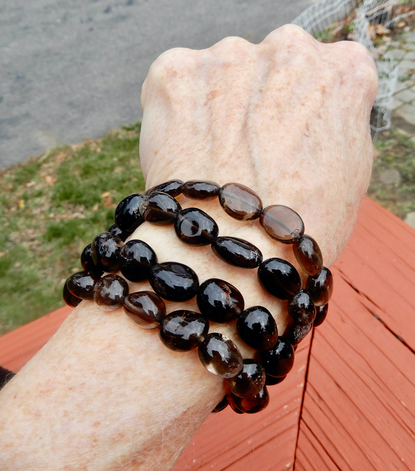 Smoky Quartz Nugget Bracelet